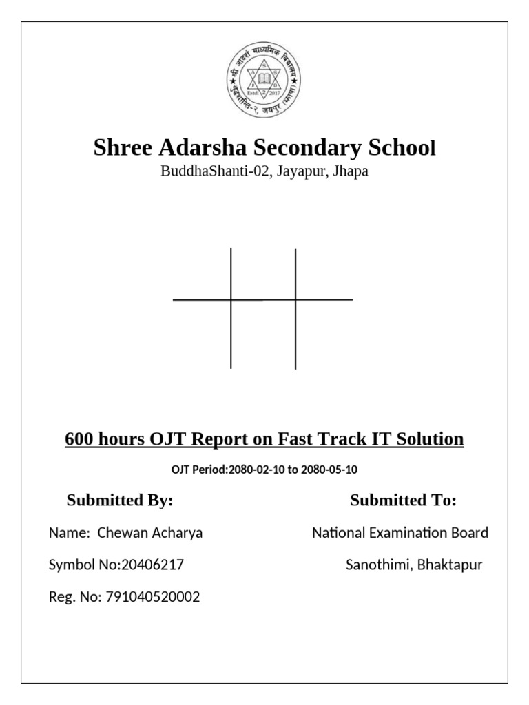 Ojt Report Sample Chewan | PDF | Point Of Sale | Personal Computers