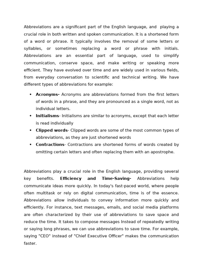abbreviations | PDF | Acronym | Communication