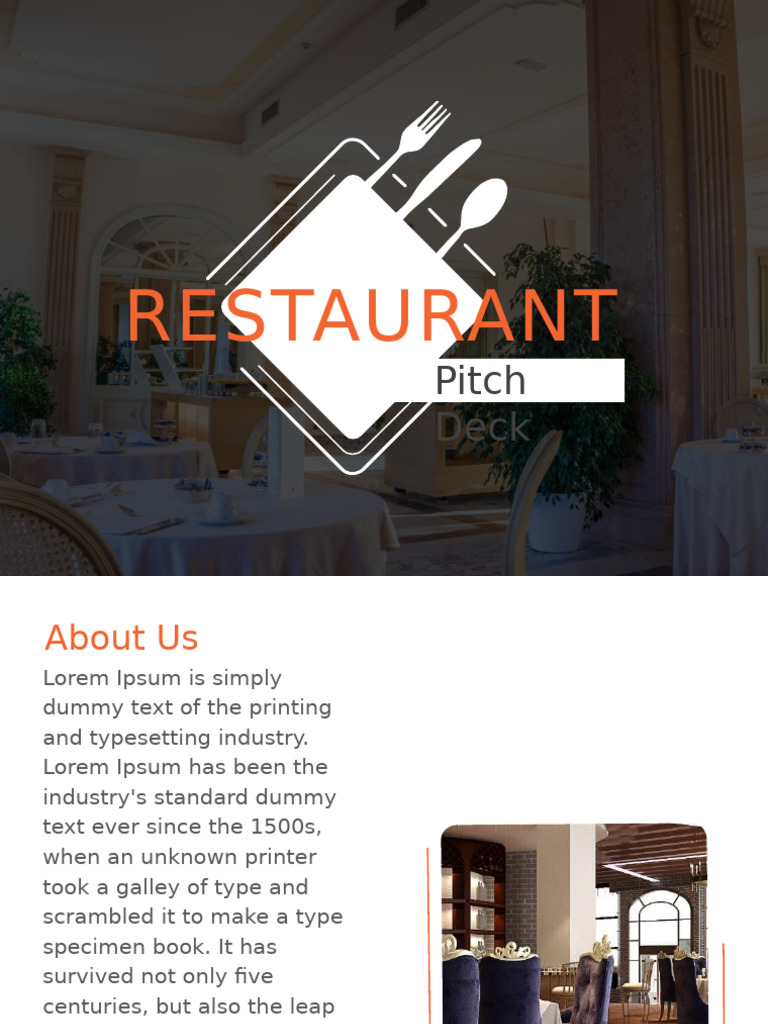 Restaurant Pitch Deck | PDF