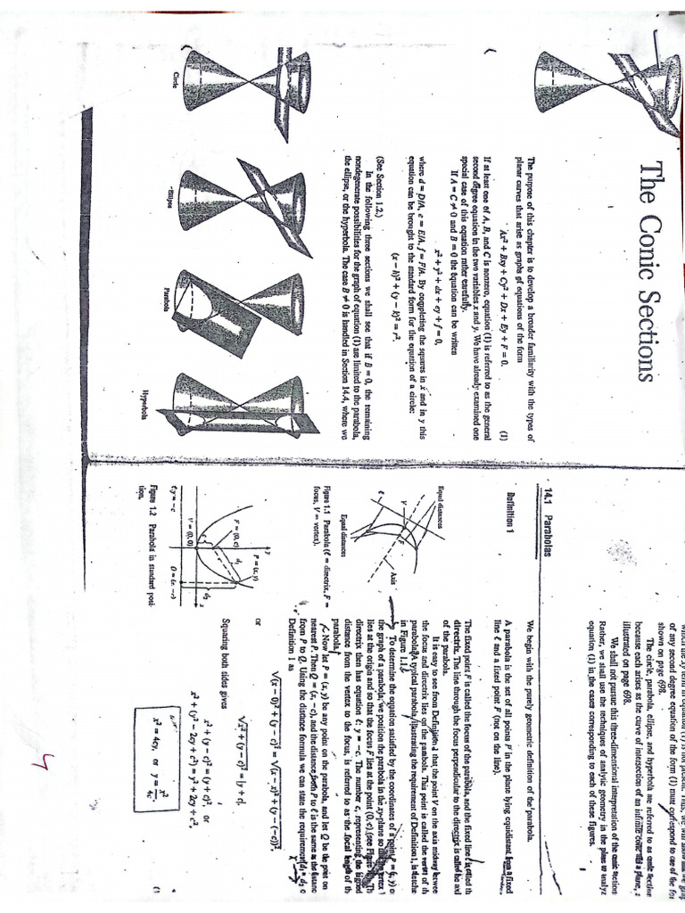 Conic Sections | PDF