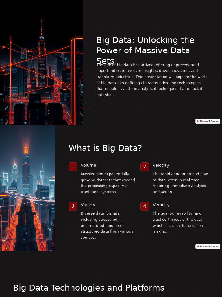 Big Data Unlocking The Power of Massive Data Sets | PDF | Big Data | Analytics