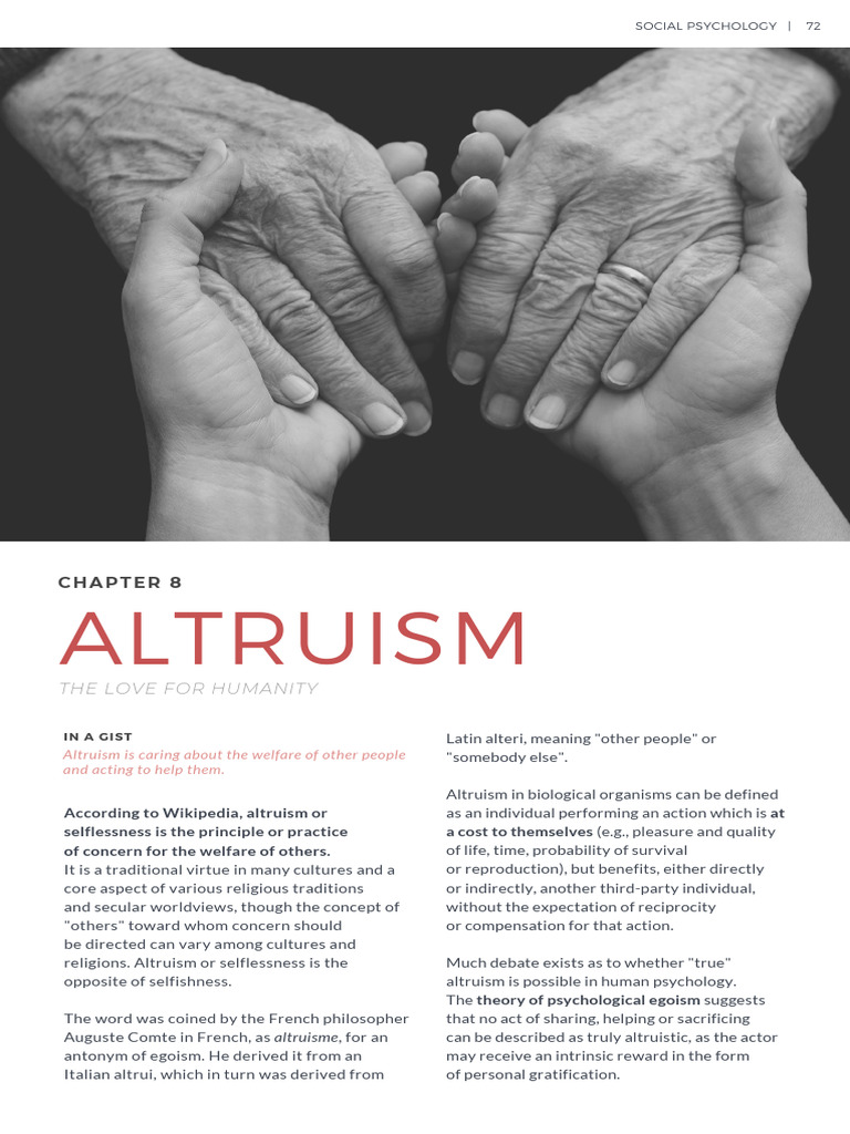 Altruism 20241225 231451 0000 | PDF | Altruism | Behavioural Sciences