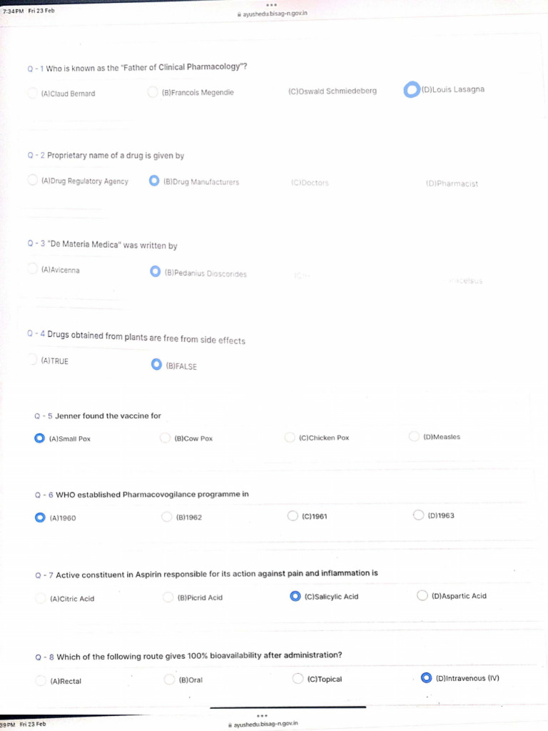 Pharmacology Elective Module 1 | PDF | Health Care | Pharmacology
