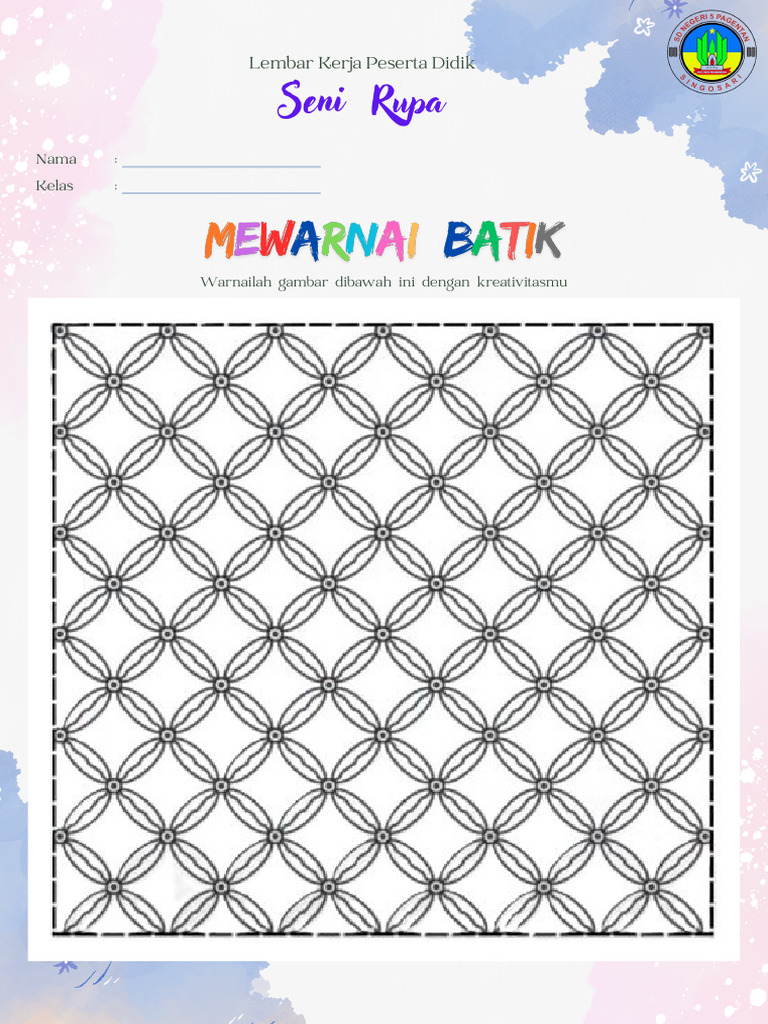 LKPD Seni Rupa Batik Bu Endang | PDF