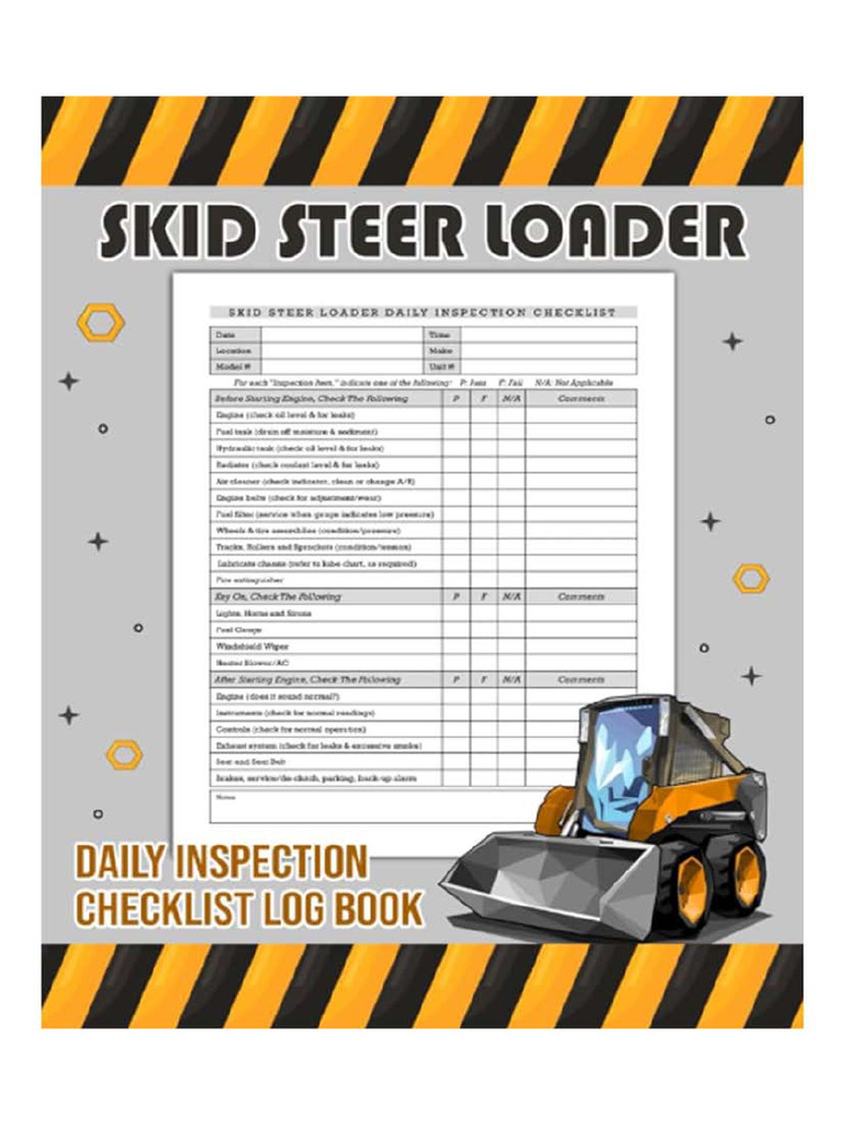 Skid Steer Inspection Form 3 | PDF