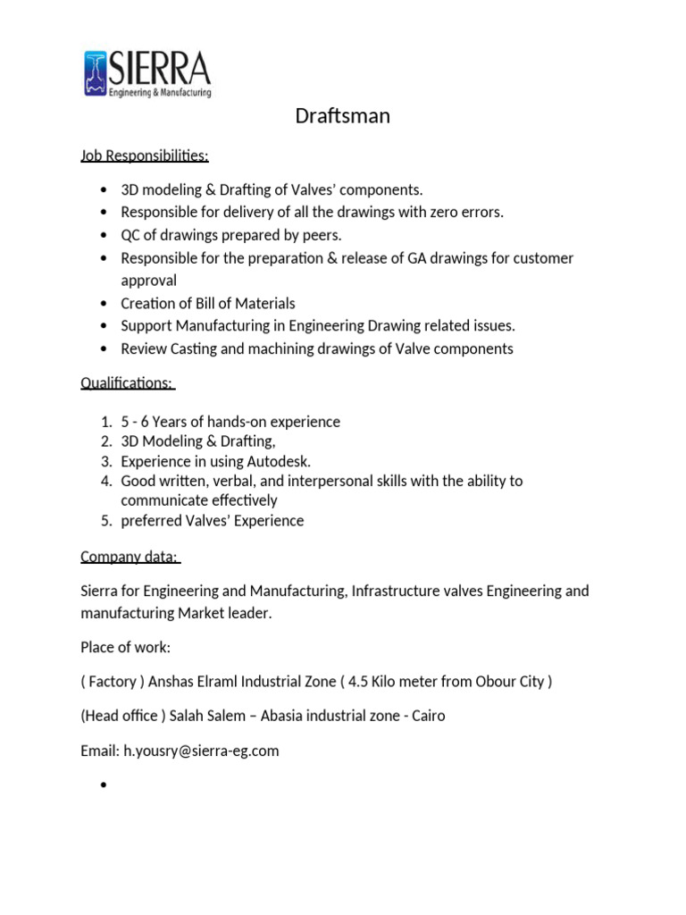 Draftsman. 31-5-2023 | PDF