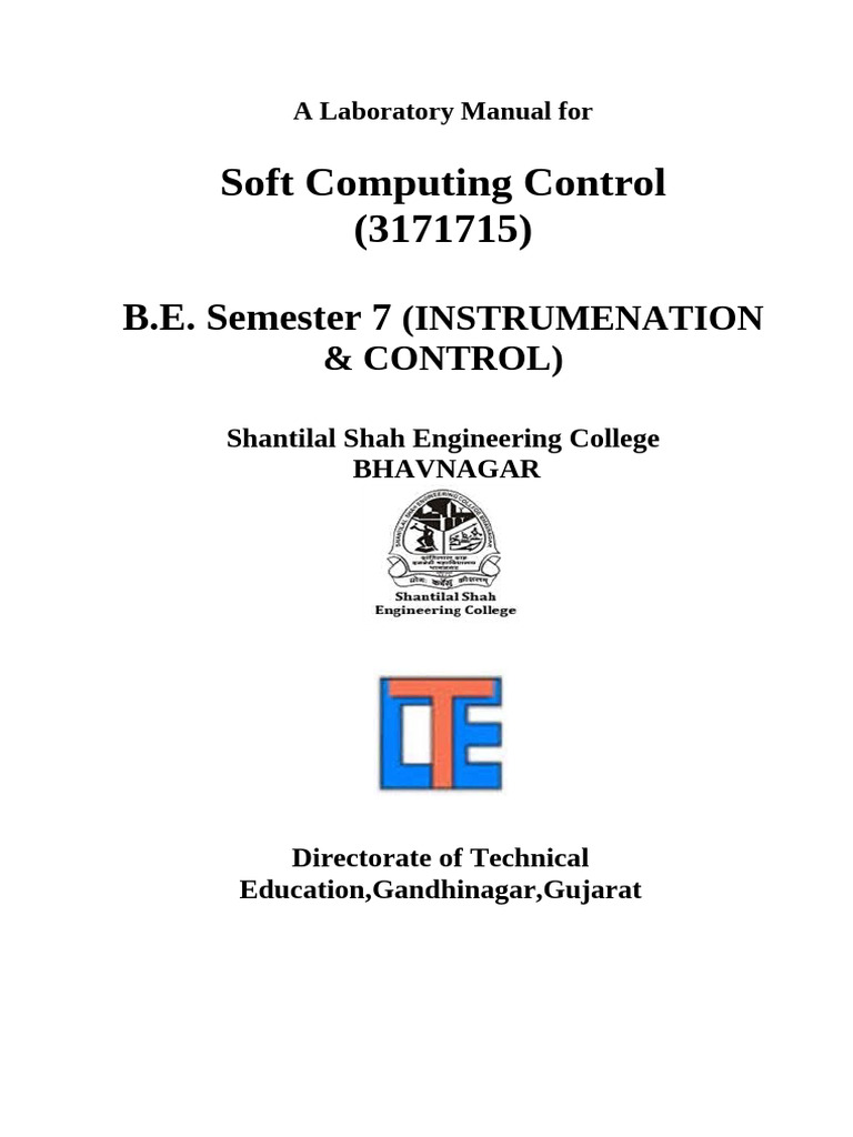 Final lab manual _SCC_3171715_Bhautik Daxini | PDF | Fuzzy Logic ...