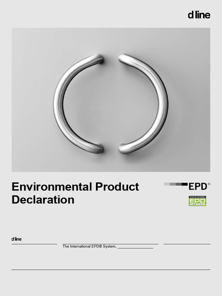 epd-pull-handles | PDF | Life Cycle Assessment | Recycling