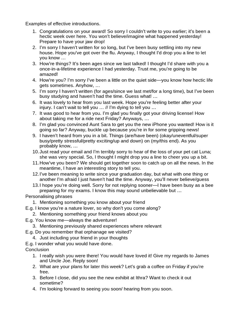 Email - Samples For IGCSE ESL | PDF | Fashion | Reason