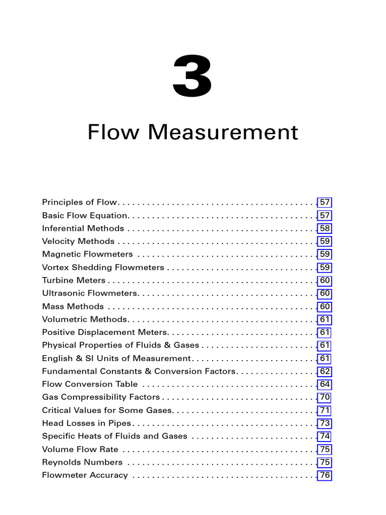 Flow Measurement | PDF | Flow Measurement | Fluid Dynamics
