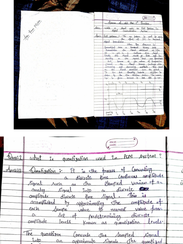 Mid - 1 - Digital - Communication (1) Sample Paper | PDF