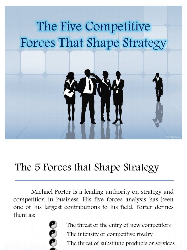 The 5 Competitive Forces That Shape Strategy | Competition | Sales