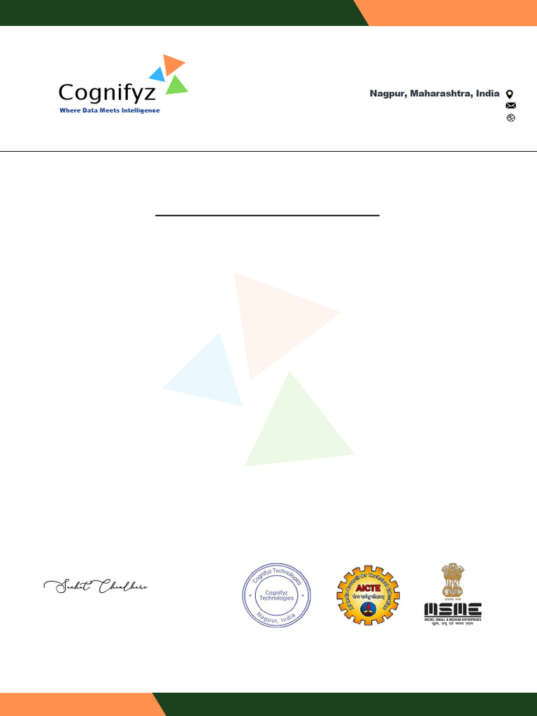 Ashish Shrivas Cognifyz | PDF