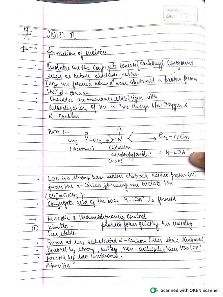 Unit-1 Organic Synthesis | PDF