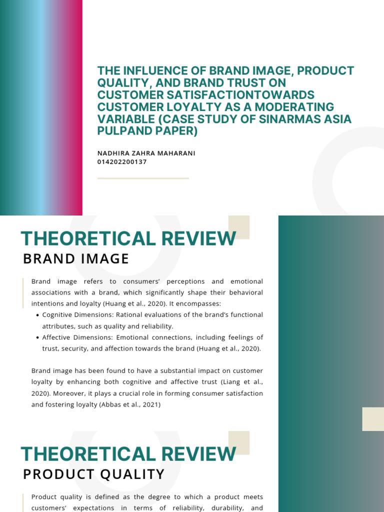 The Influence of Brand Image, Product Quality, and Brand Trust On ...