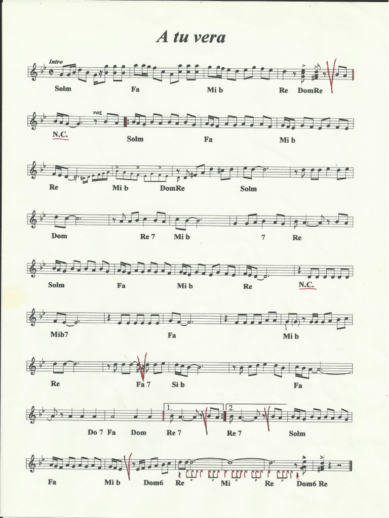 A Tu Vera | PDF