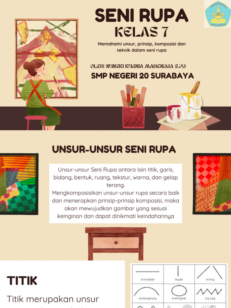 Materi Seni Rupa Kelas 7_compressed | PDF