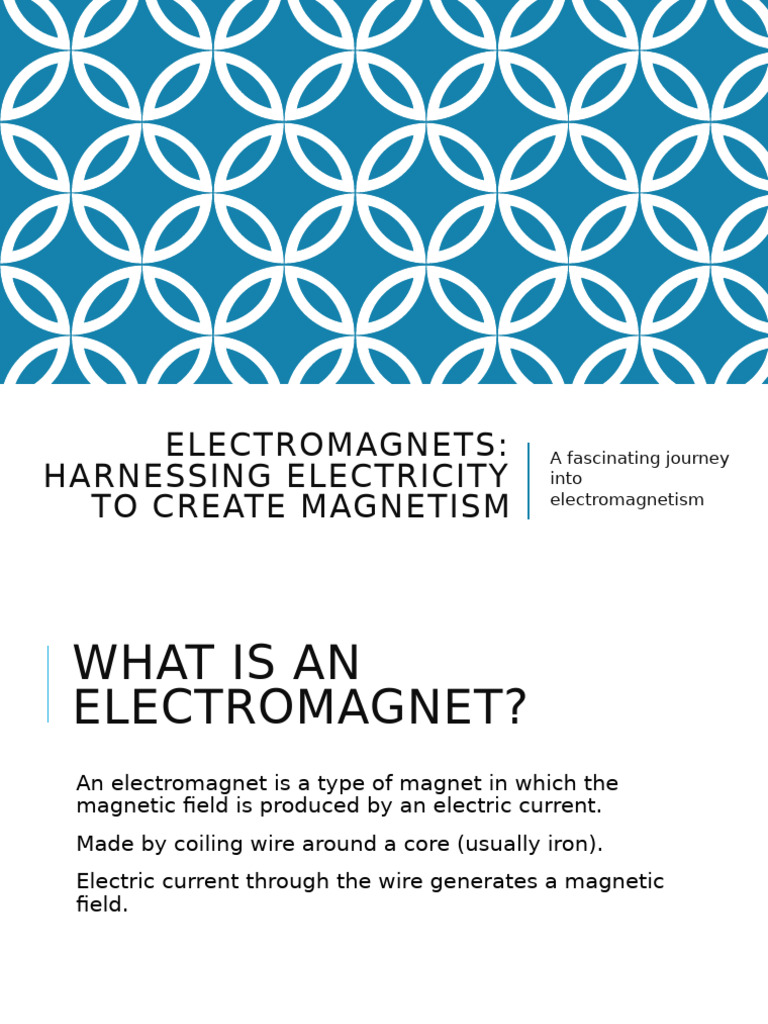 Electromagnet Presentation | PDF