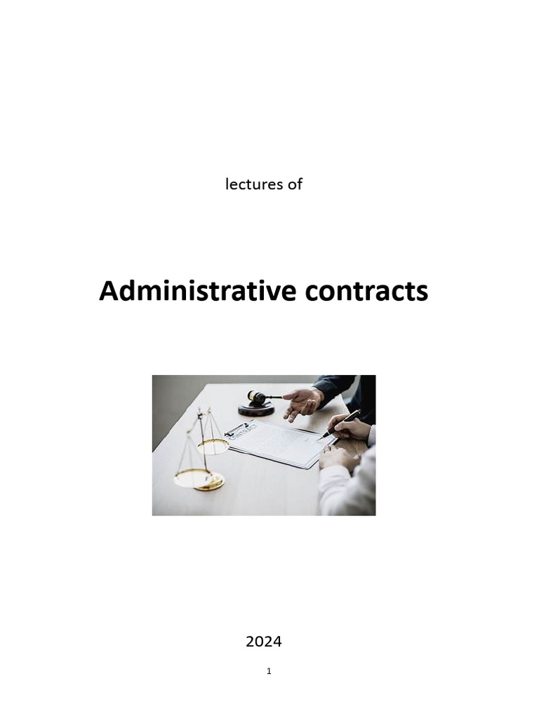 Understanding Administrative Contracts in Egypt | PDF | Alternative ...