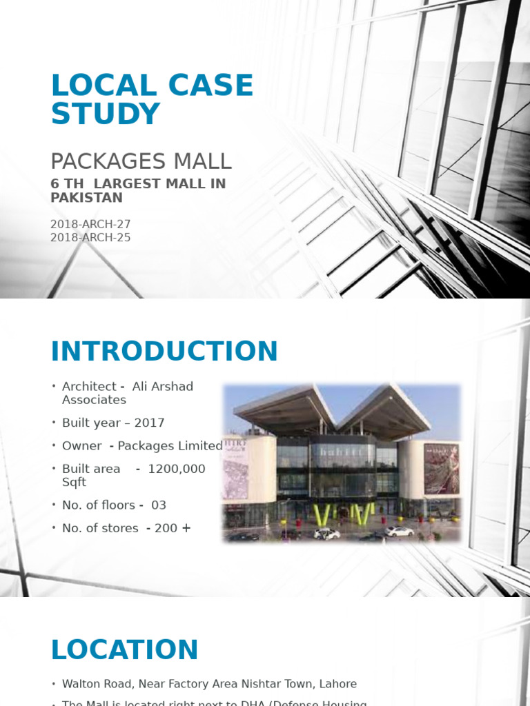 508868975 Packages Mall Ppt | PDF | Shopping Mall | Foot (Unit)