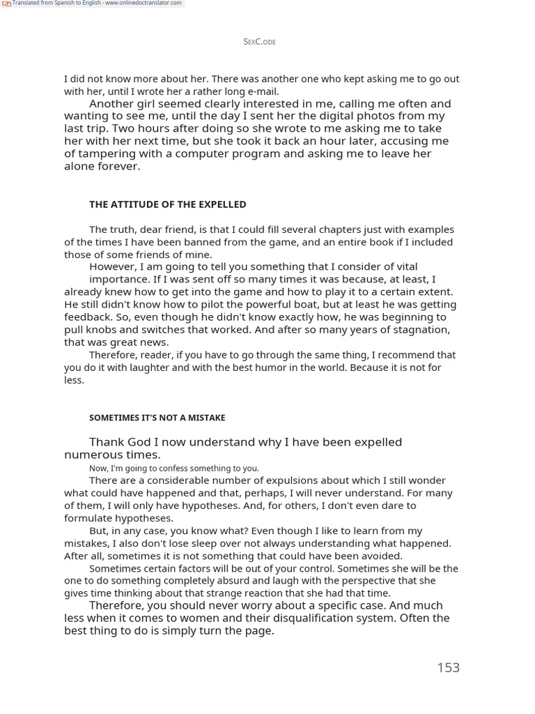 Sex Code Mario Luna Unlocked 151 200 Es En Pdf Misogyny Reason