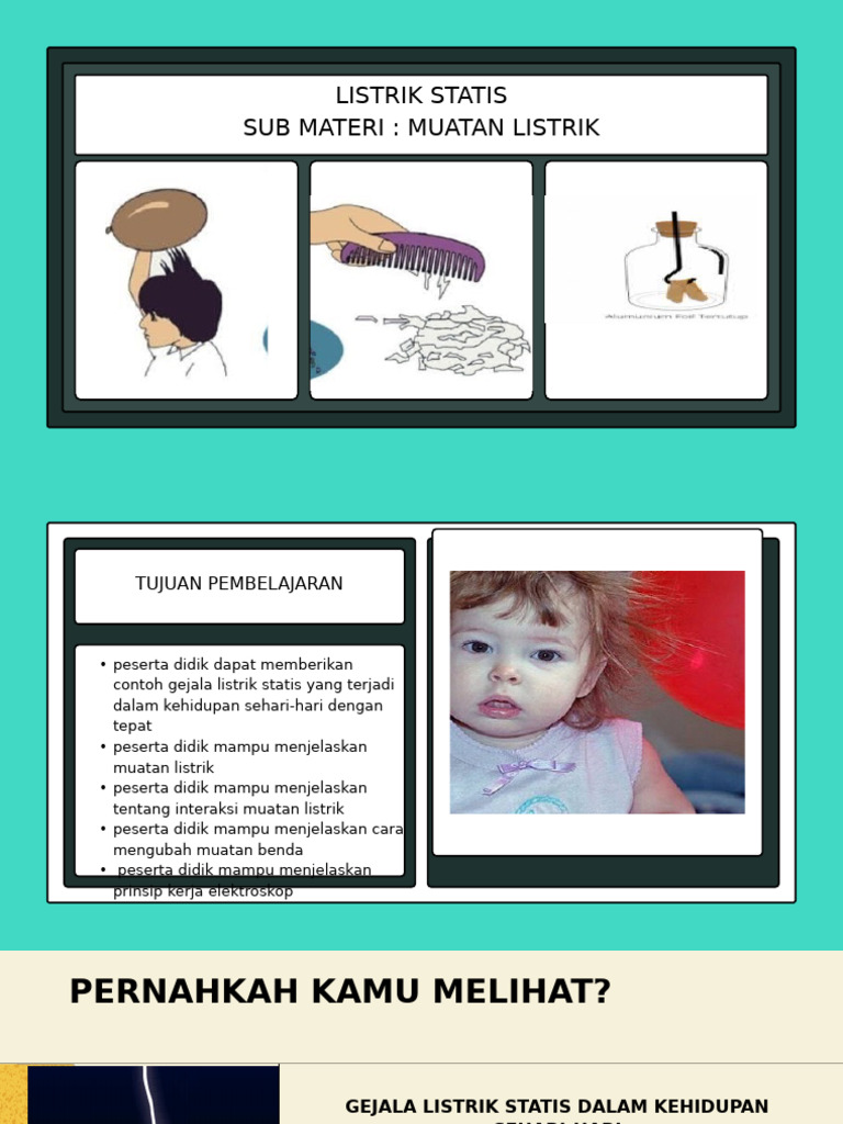 Gejala dan Interaksi Listrik Statis | PDF