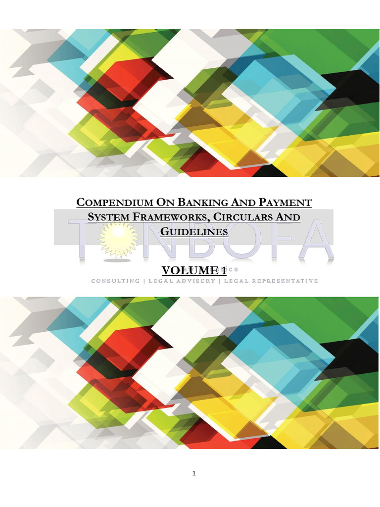 Compendium On Banking and Payments System Circulars Frameworks and Guidelines | PDF | Banks ...