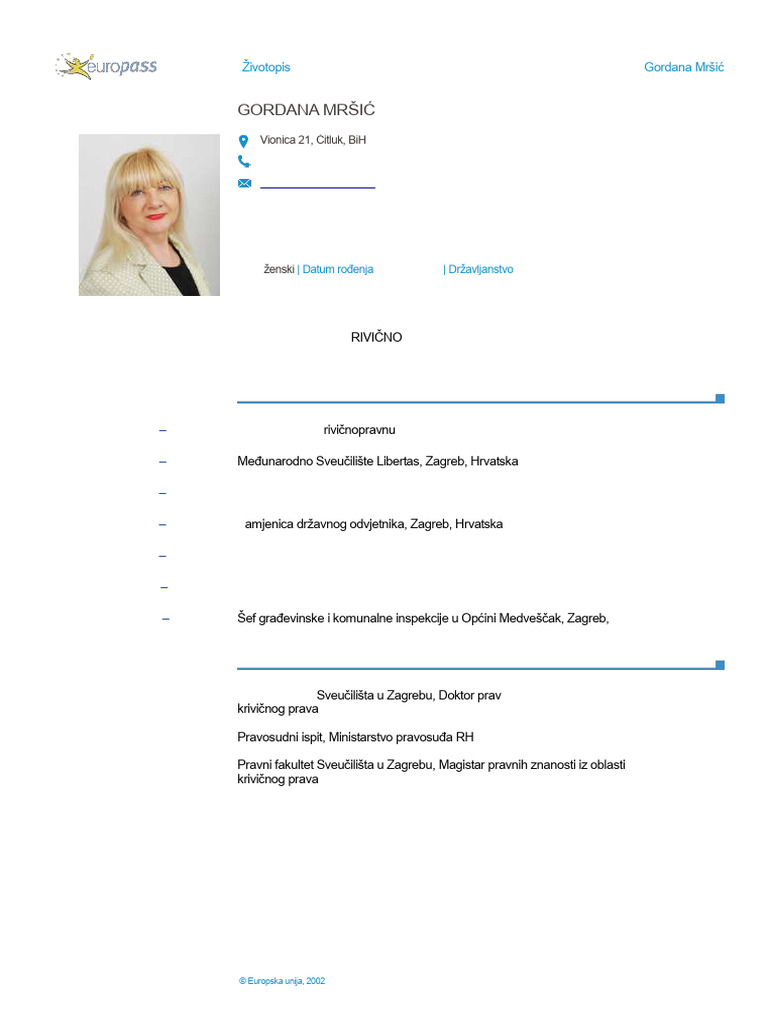 Gordana Mrsic Bhs | PDF