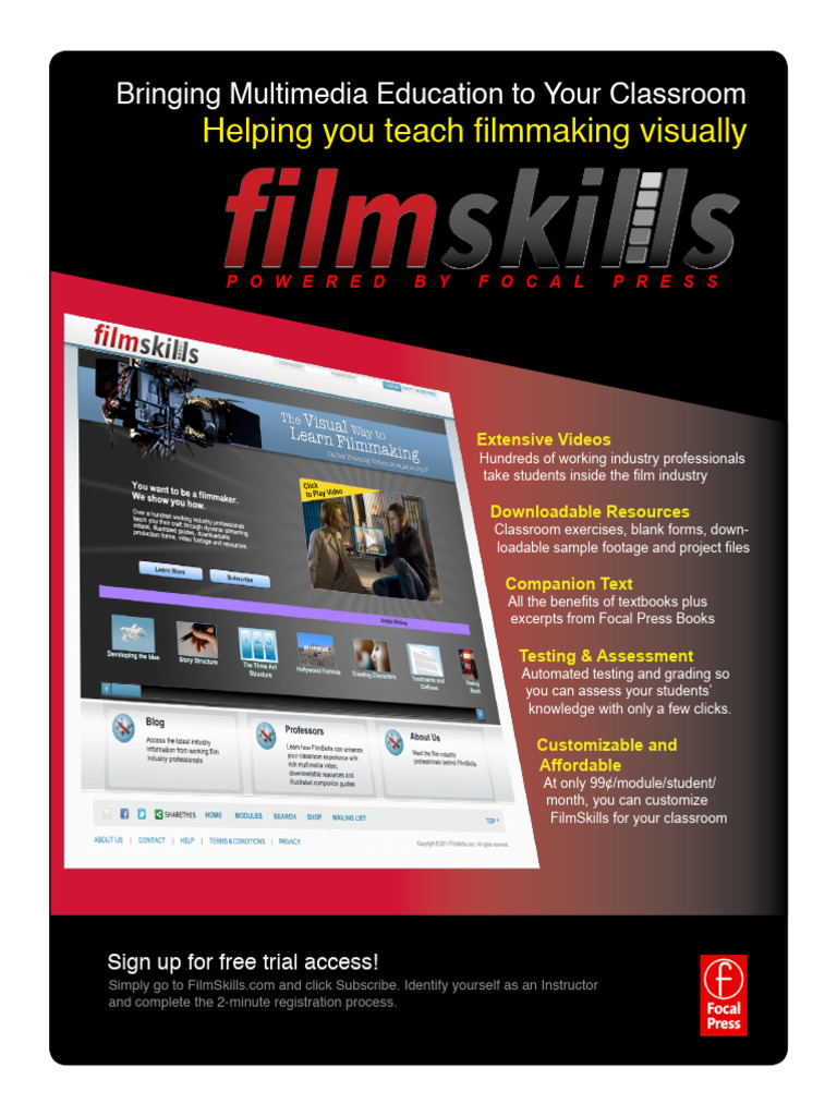Filmskills Academic Guide | PDF | Camera | Camera Lens
