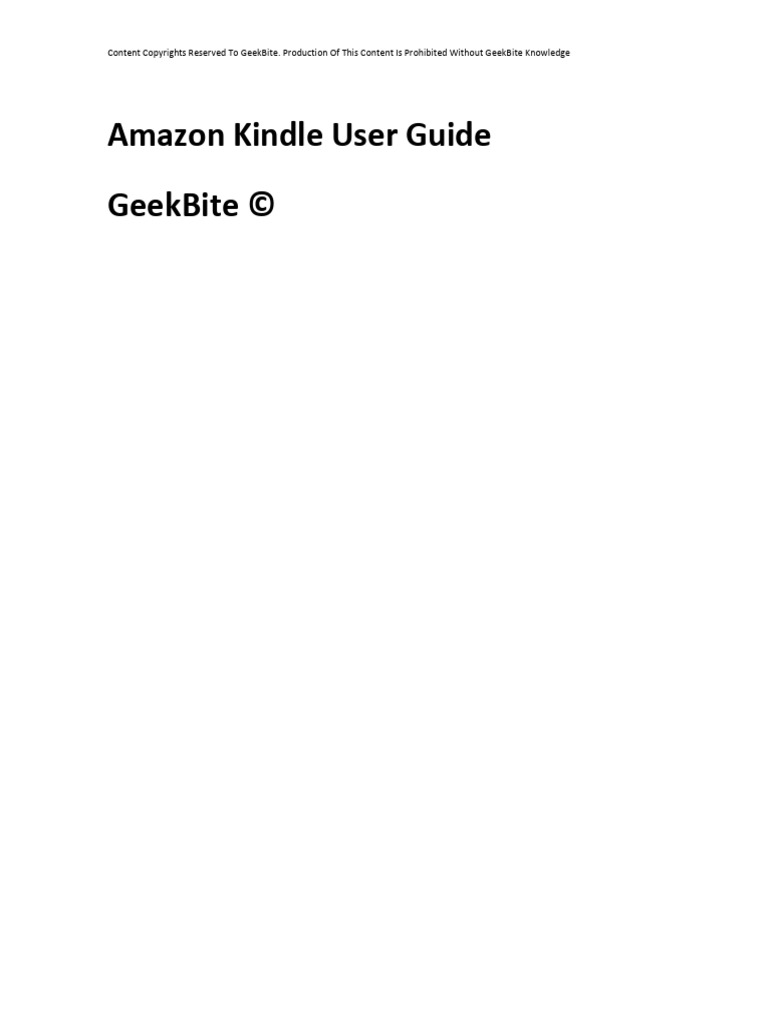 Kindle Guide For Registration And Book Purchase etc | PDF | Amazon ...