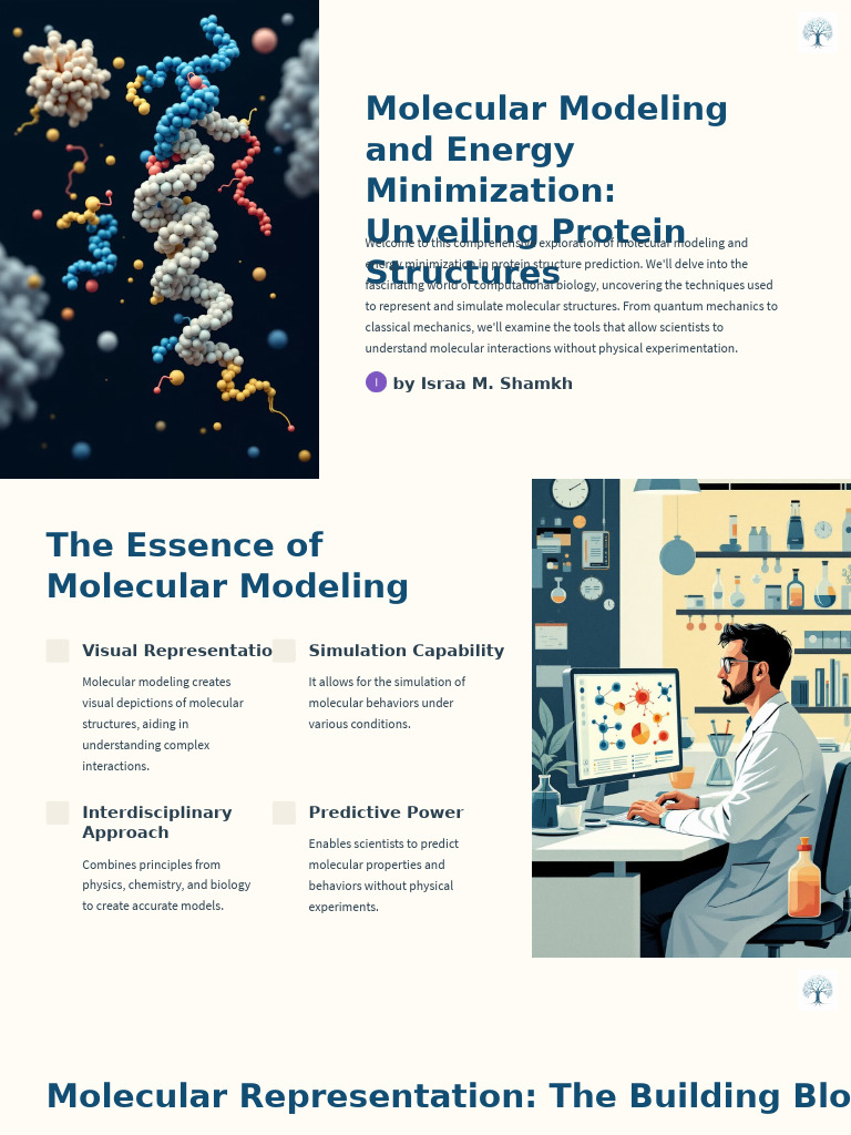 Molecular Modeling and Energy Minimization Unveiling Protein Structures ...