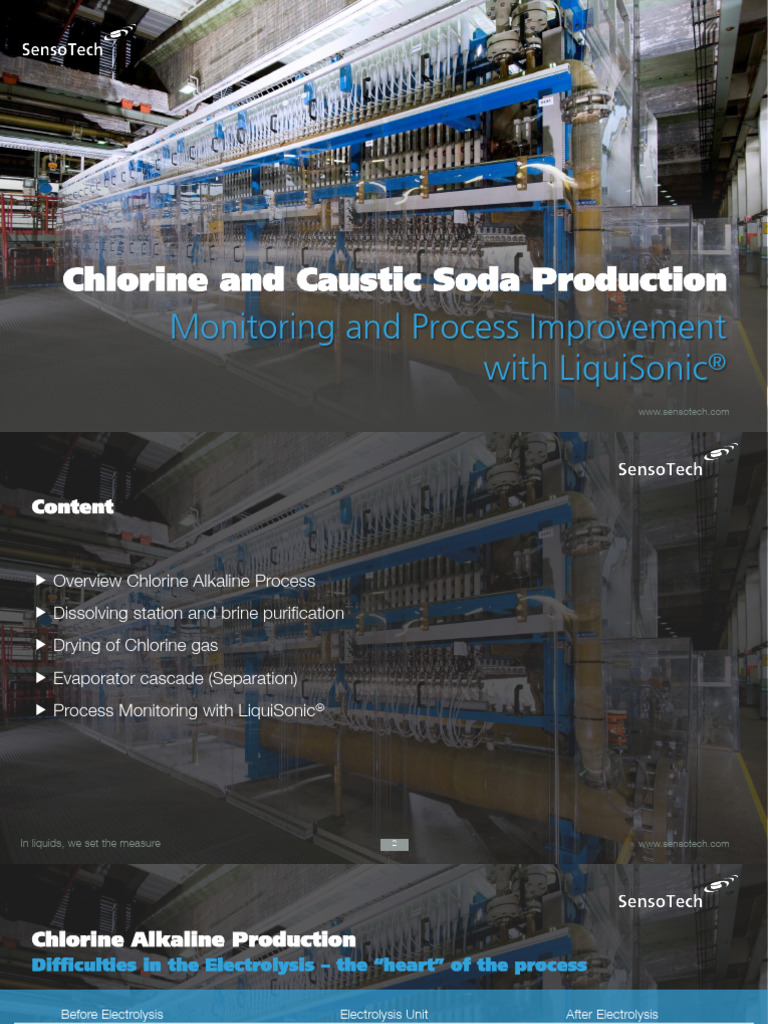 Presentation Chlorine-Alkaline-Elektrolysis | PDF | Sodium Chloride ...
