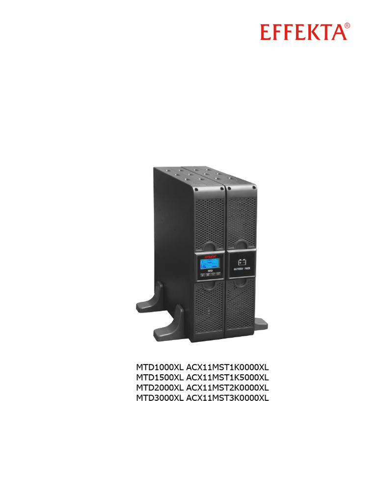 MTD RT Series Manual | PDF | Mains Electricity | Electrical Connector