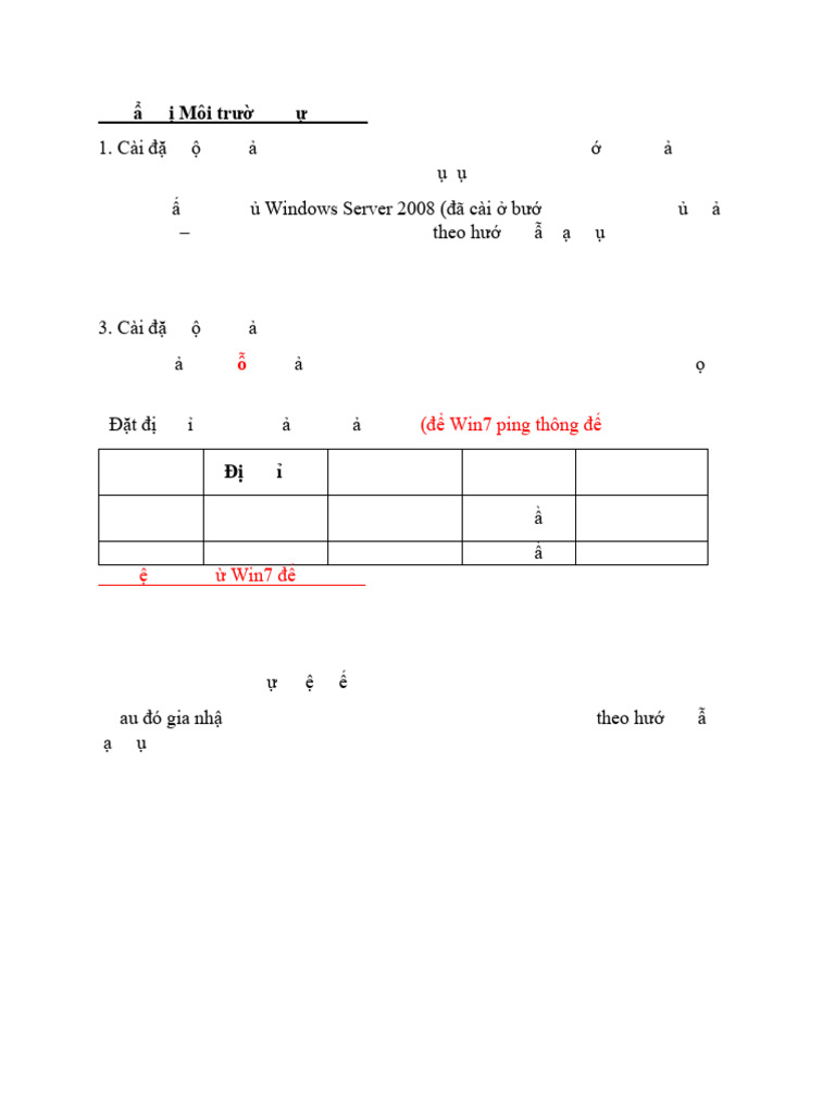 HUONG DAN - ChuanBiMoiTruong Quản trị MMT | PDF