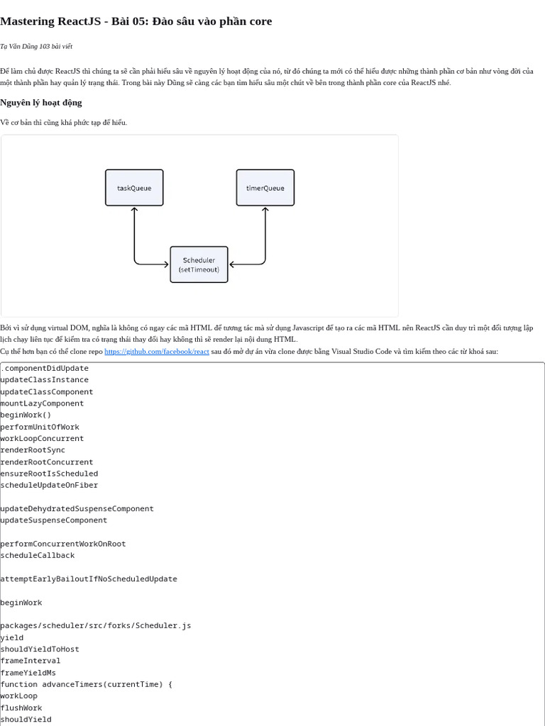 techmaster3 - Mastering ReactJS - Bài 05 - Đào sâu vào phần core | PDF