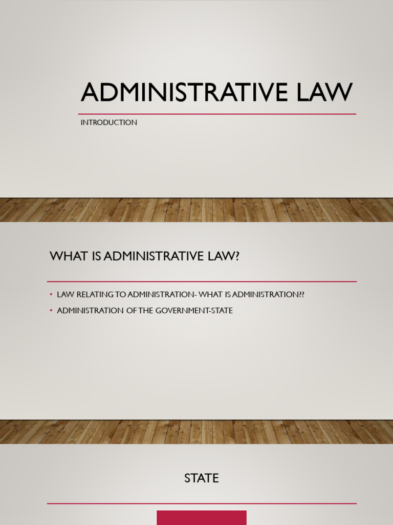 Admin Law Complete | PDF | Rule Of Law | Separation Of Powers
