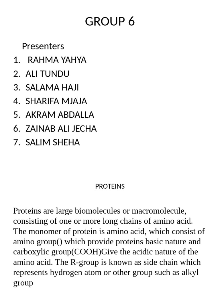 Inorganic PPT - Group 6 - 051109 | PDF | Proteins | Enzyme