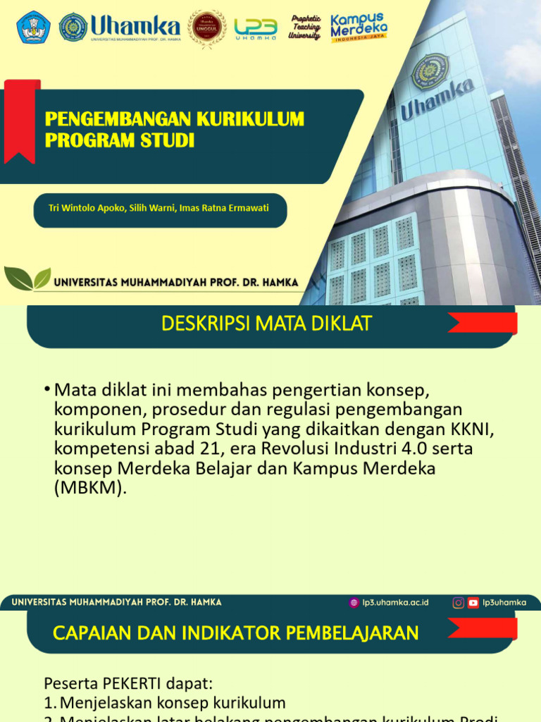 Materi 6 Kurikulum Program Studi | PDF