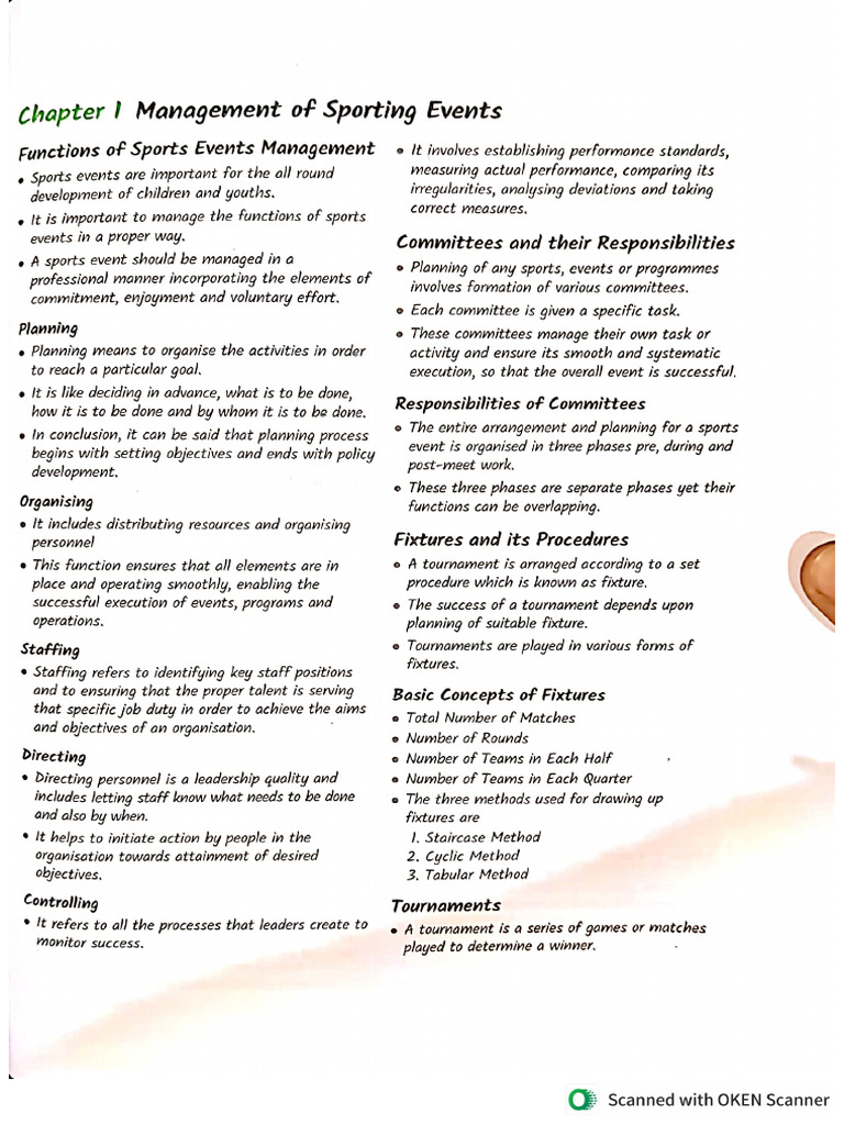 Physical Education Notes | PDF