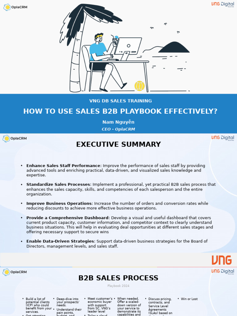 B2B PlayBook Training | PDF