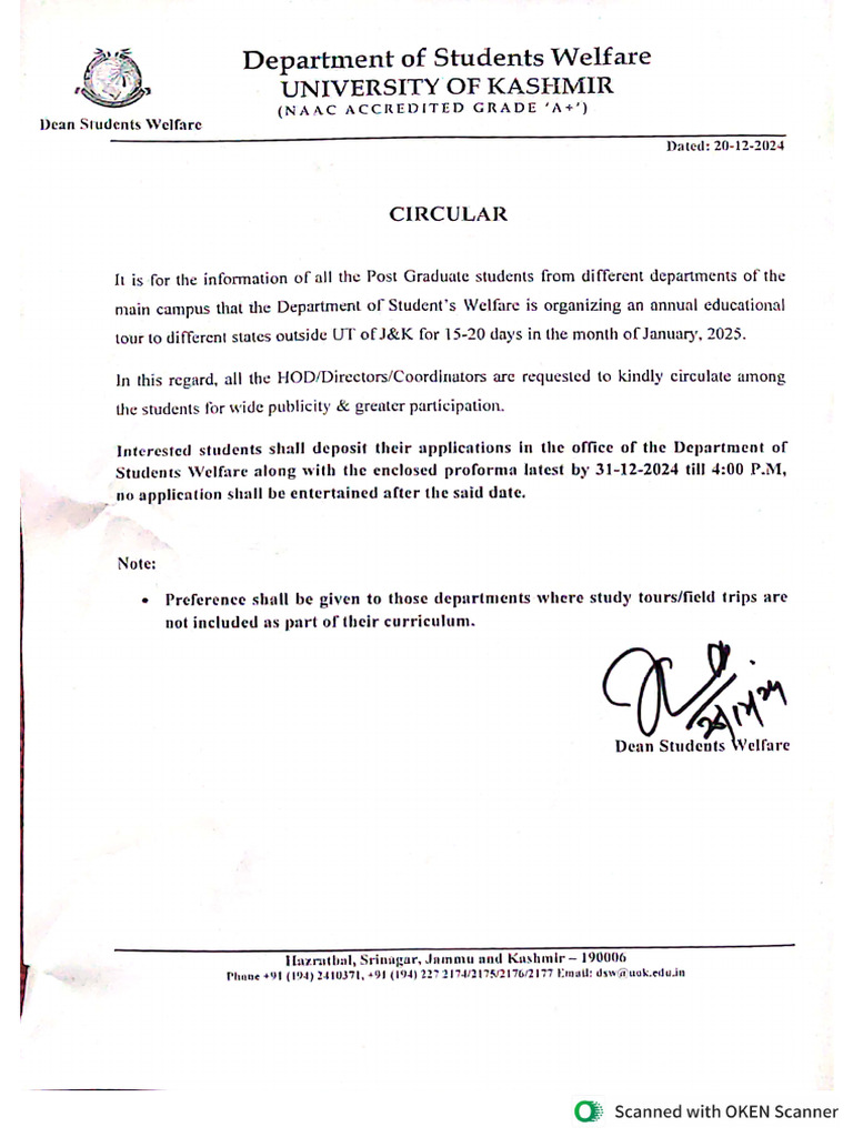 Edu Tour DSW 2024 | PDF