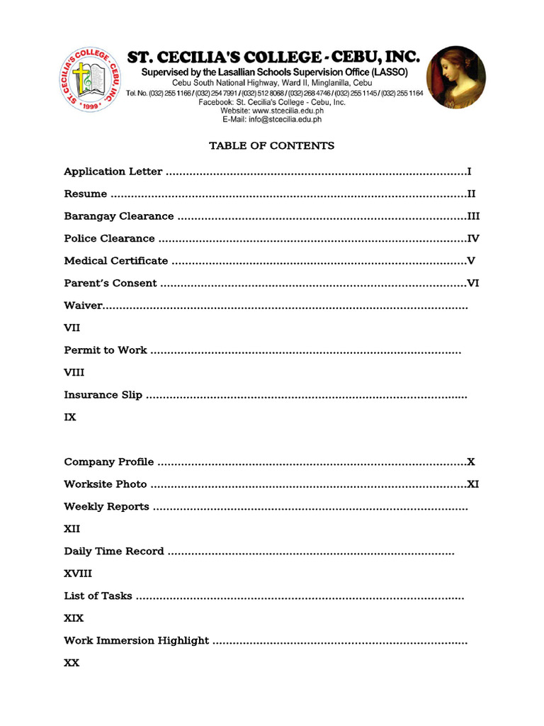 Work Immersion Documentation Guide | PDF