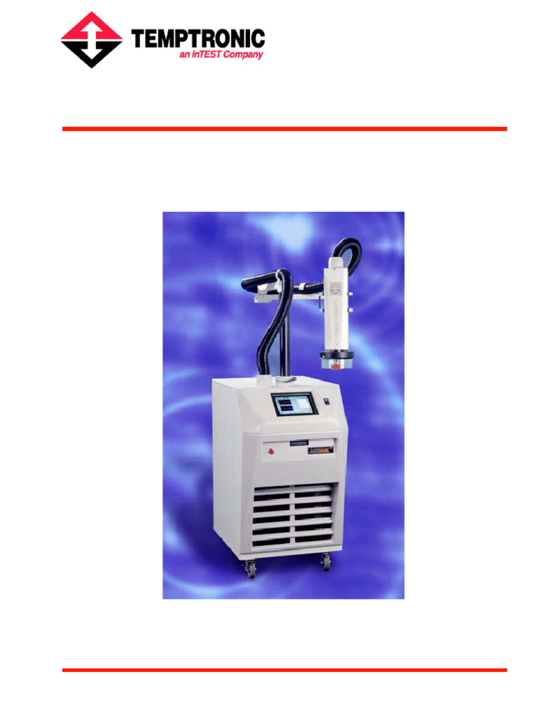 Temptronic TP04300A ThermoStream SVC Manual LM02290 - Reva | PDF ...