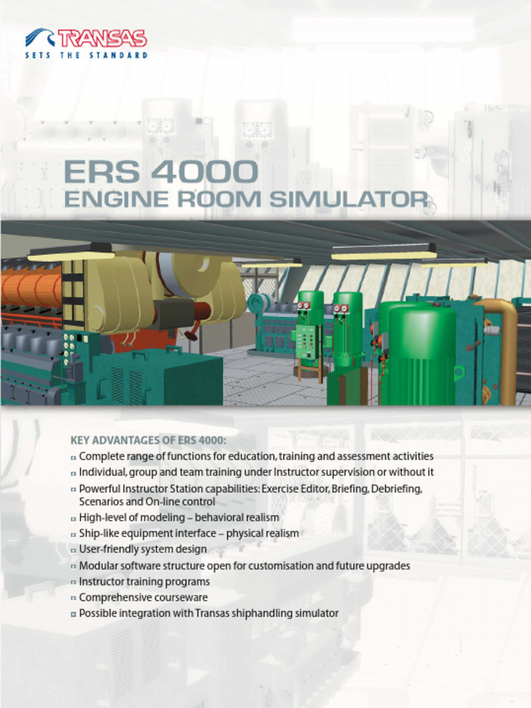 ERS 4000 Brochure | PDF | Simulation | Engines