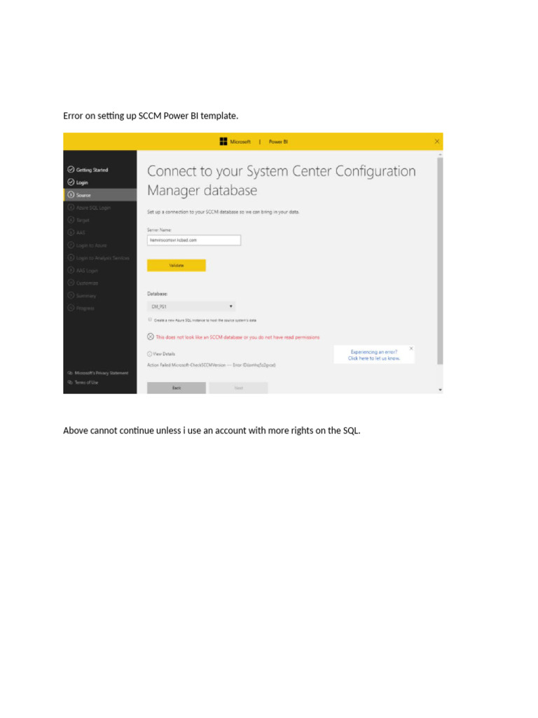 SCCM Power BI Report Template Deployment | PDF