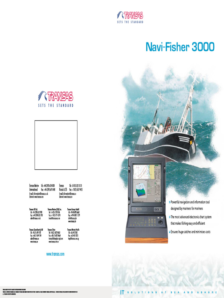 Navi-Fisher 3000 Complete | PDF | Radar | 3 D Computer Graphics