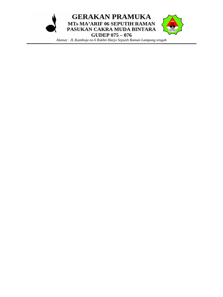 Kop Pramuka | PDF
