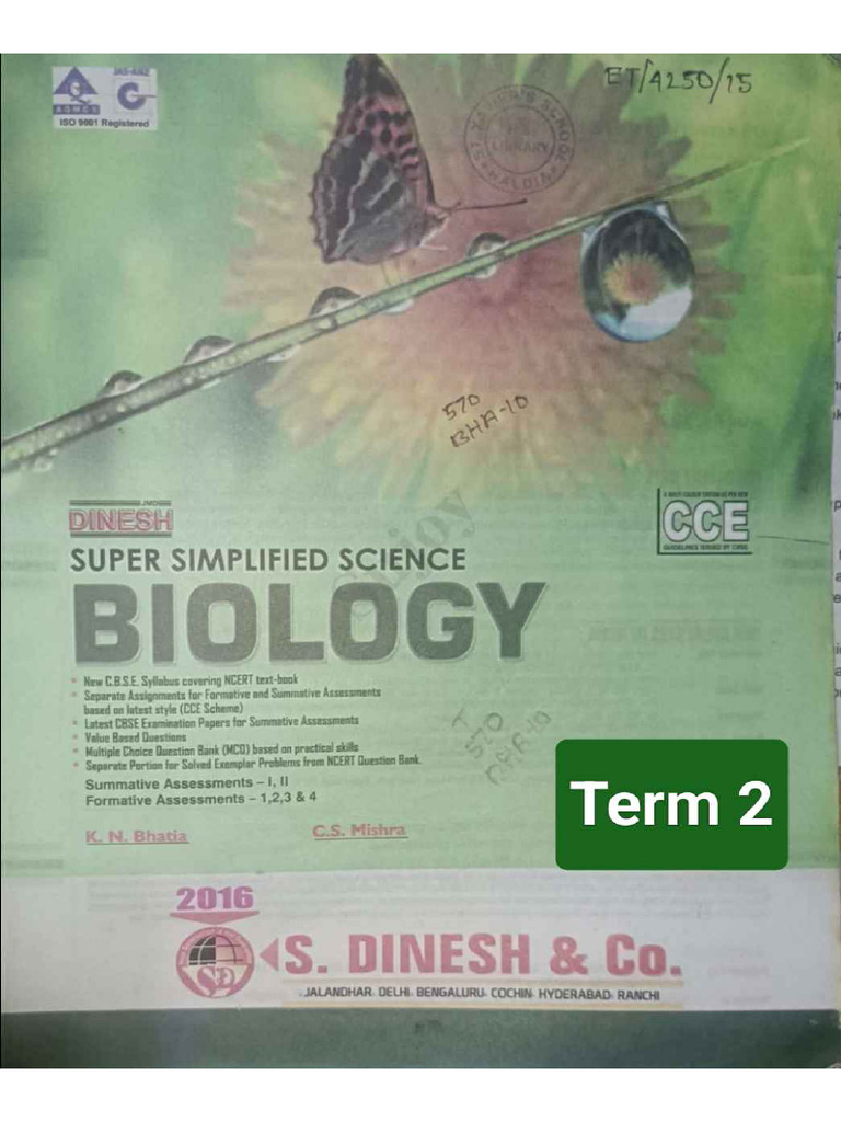Dinesh ClassX BiologyTerm2 | PDF