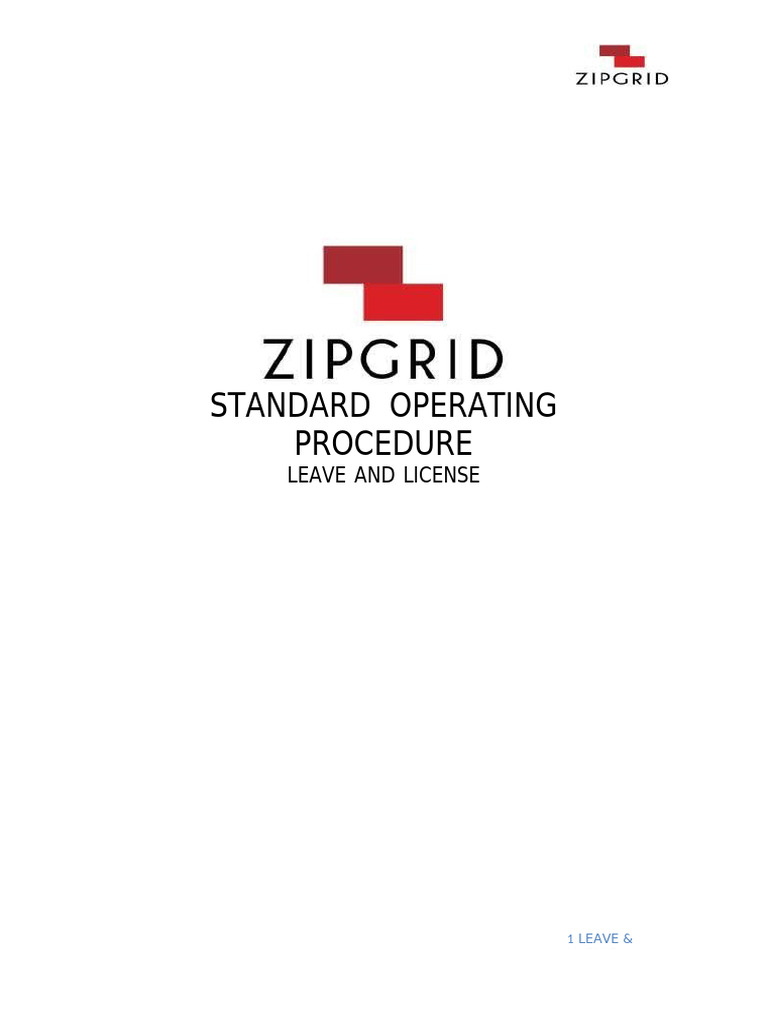SOP NOC For Leave and License | PDF | Lease | License