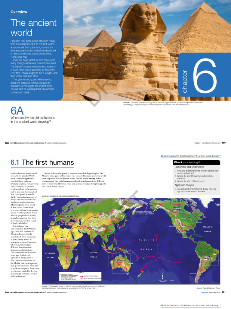 Chapter 6 The Ancient World Egypt, Greece, Rome, India, China | PDF ...